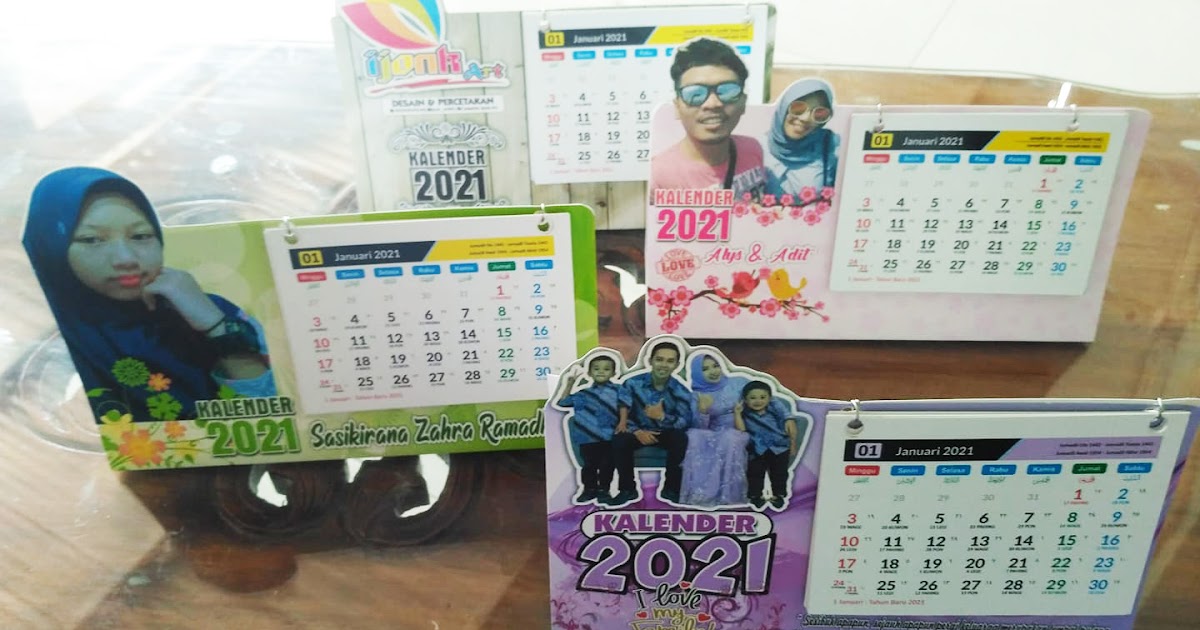 Template Desain Kalender Duduk 2021 Custom Unik CorelDraw (Free CDR ...