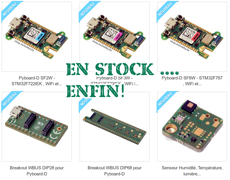 Les Pyboard-D sont arrivées :-) disponible de stock - MCHobby - Le Blog