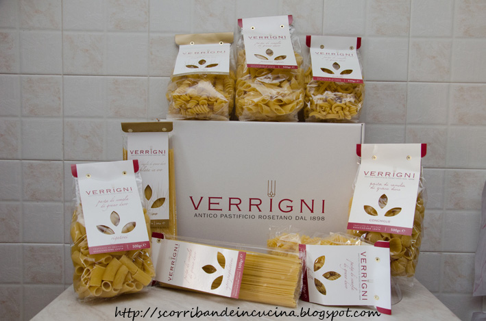 Scorribande in cucina: Fusilloni baccalà, asparagina e crema di peperoni