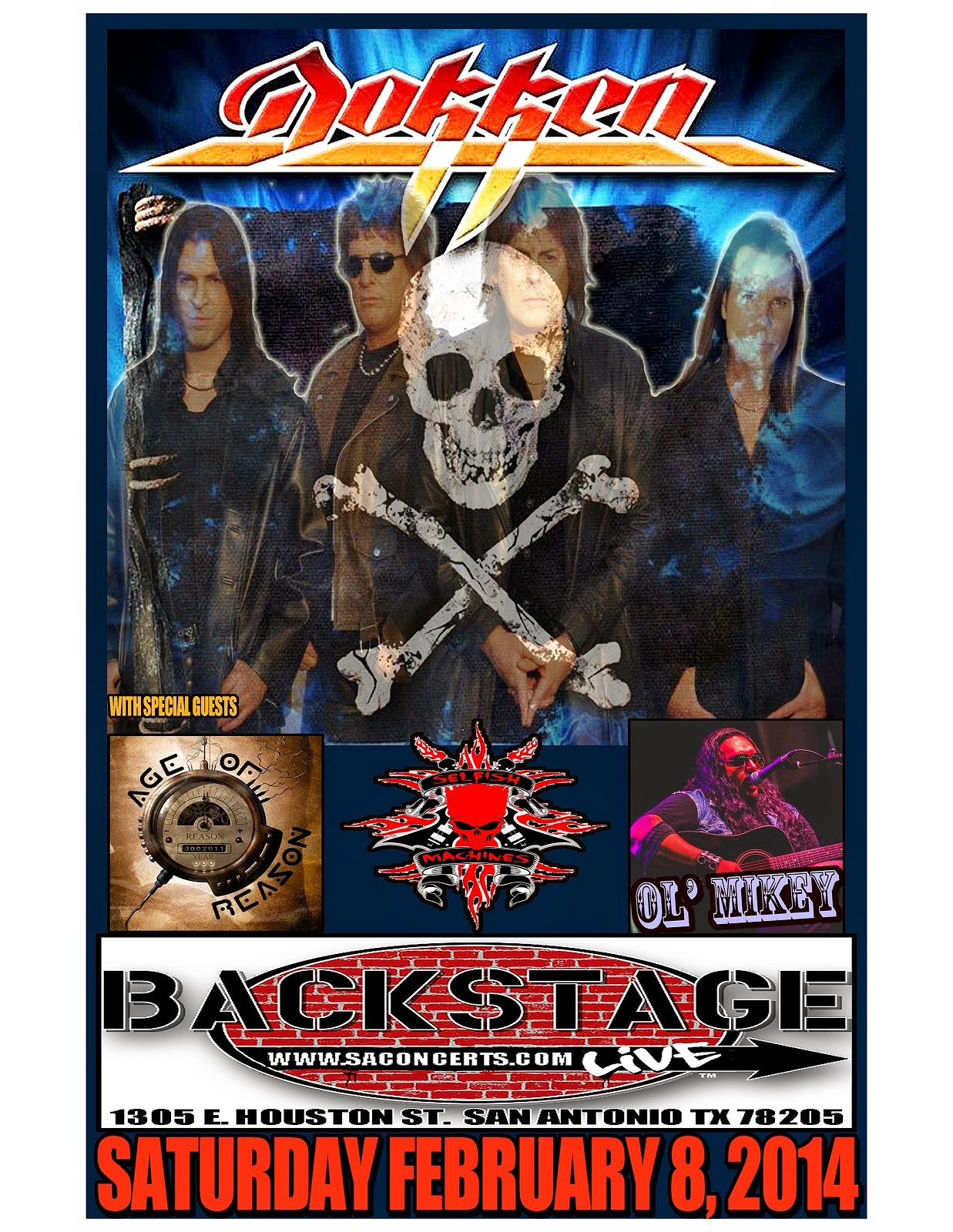 T.U.B.E.: Dokken - 2014-02-08 - San Antonio, TX (AUD/FLAC)