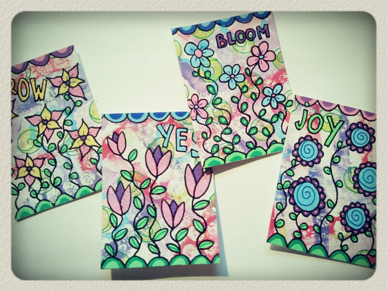 Caatje's Artsy Stuff: The Big ATC Tutorial - part two - drawing with ...