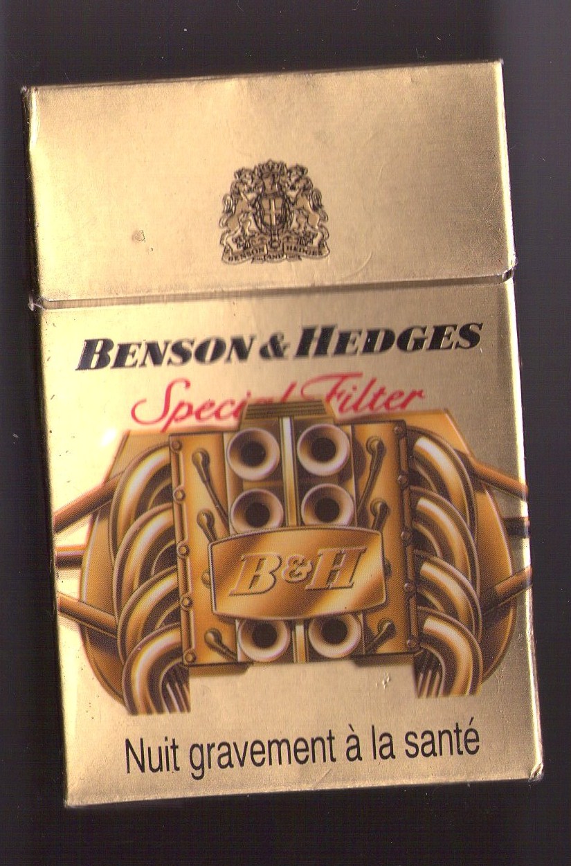 Ma Collection de paquets de cigarettes: BENSON & HEDGES
