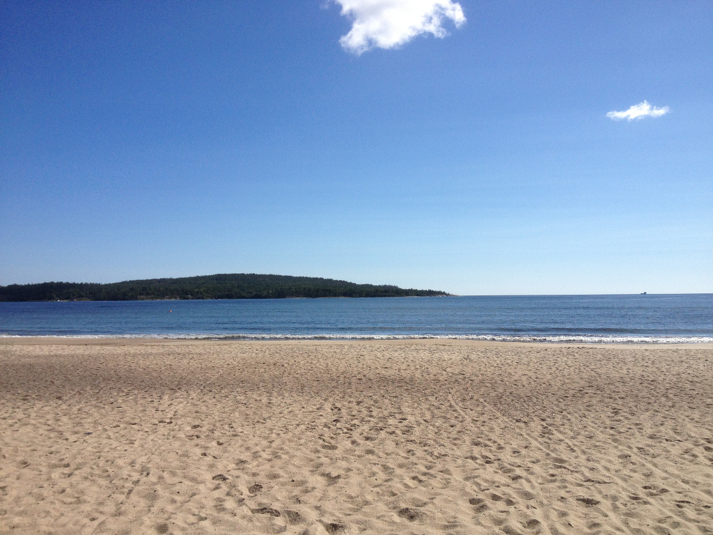Marie maräng: En dag på stranden