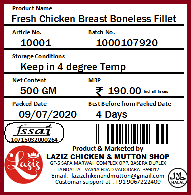 Food Packing Label Designs with Free Barcode Printing Software ...