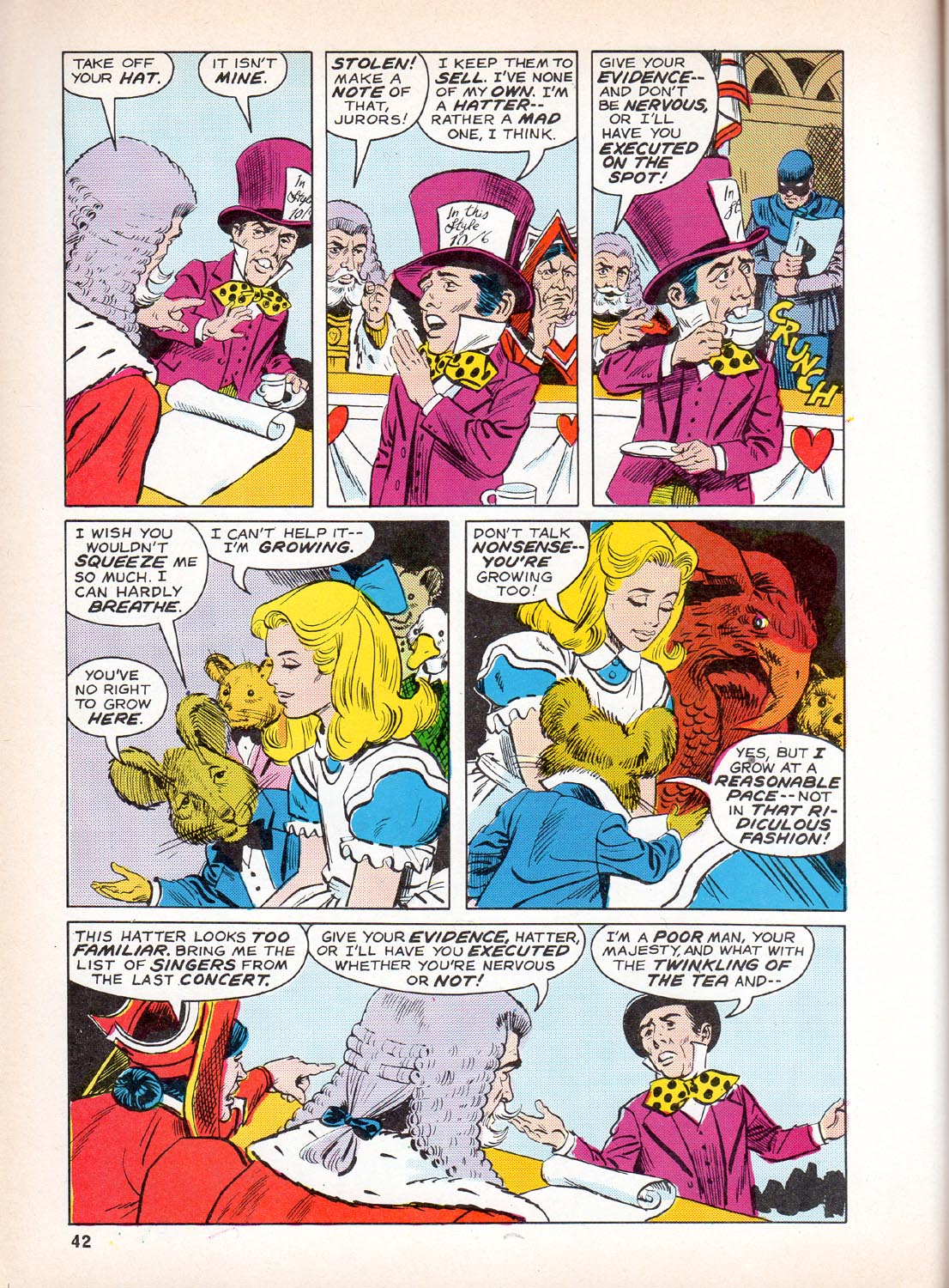 Alice big and small: Marvel Comics UK Alice in Wonderland