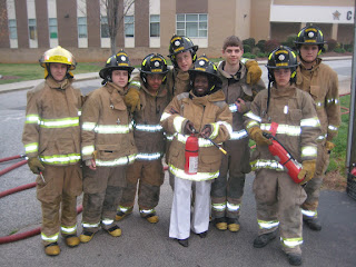 Concord High School Fire Academy: Portable Fire Extinguisher Class ...