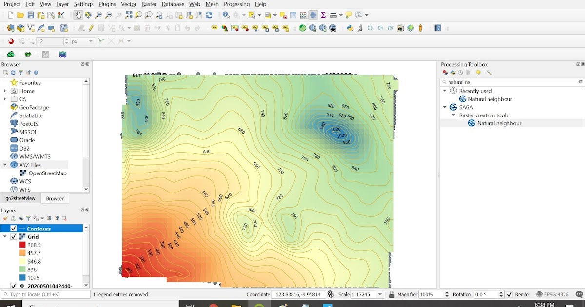 Make a Contour Map in Quantum GIS (QGIS)