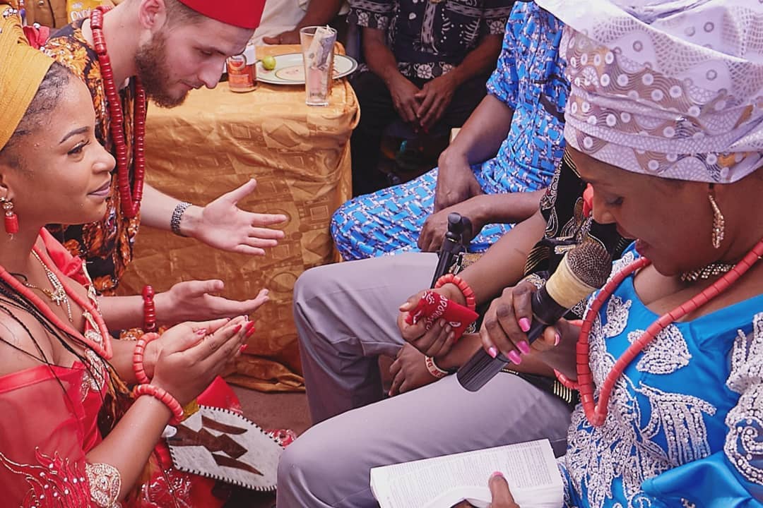 Wedding Photos of Treasure Obasi and husband, Johnson