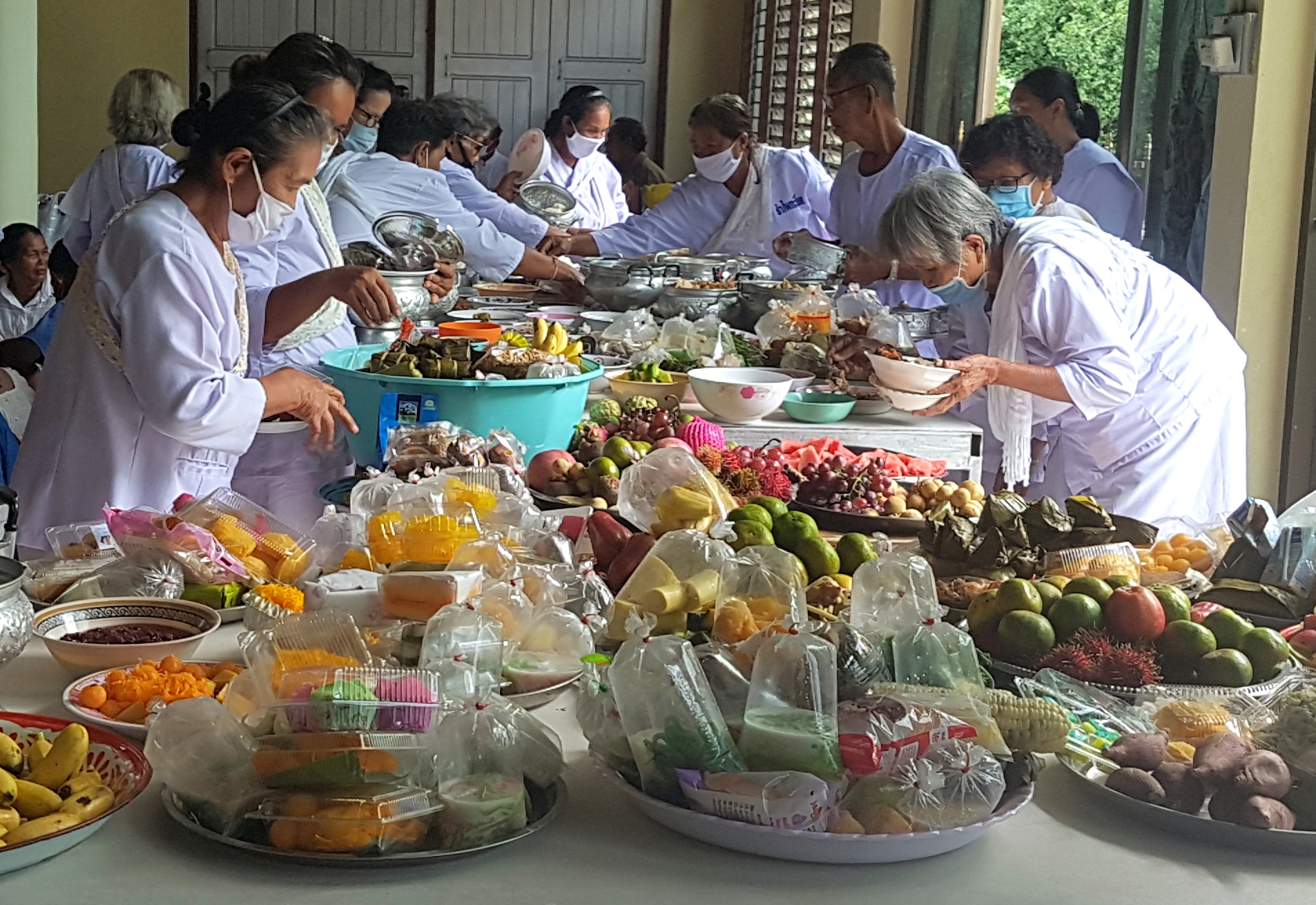 Khao Phansa day 2020 in Wang Burapha, our village