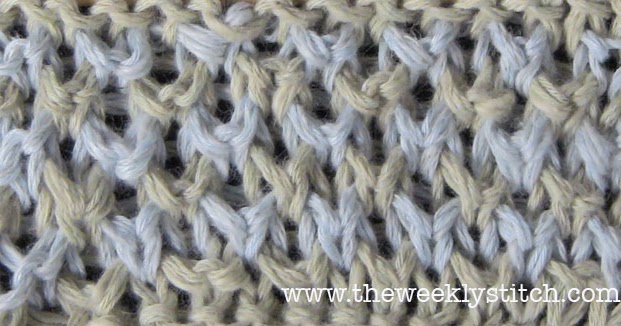Bee Stitch in Two Colors | The Weekly Stitch