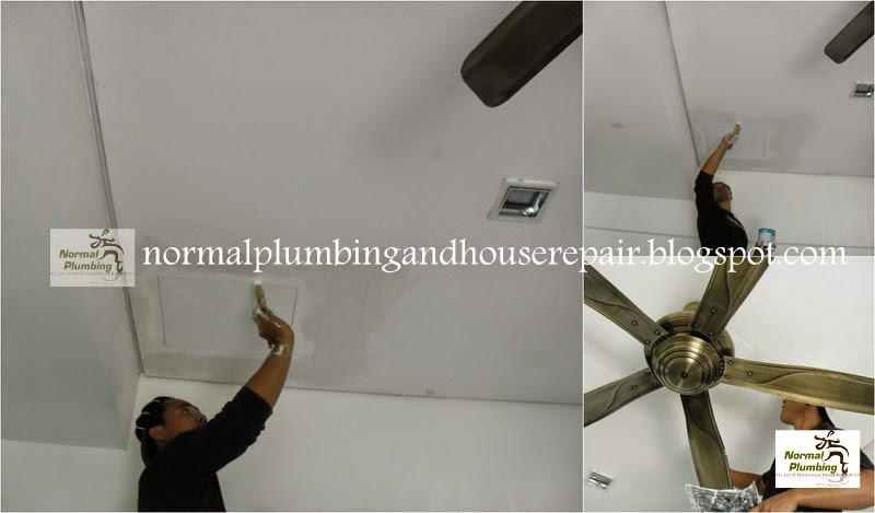 NORMAL PLUMBING: MEMBAIKI SILING BOCOR DI BANDAR BARU BANGI, SELANGOR