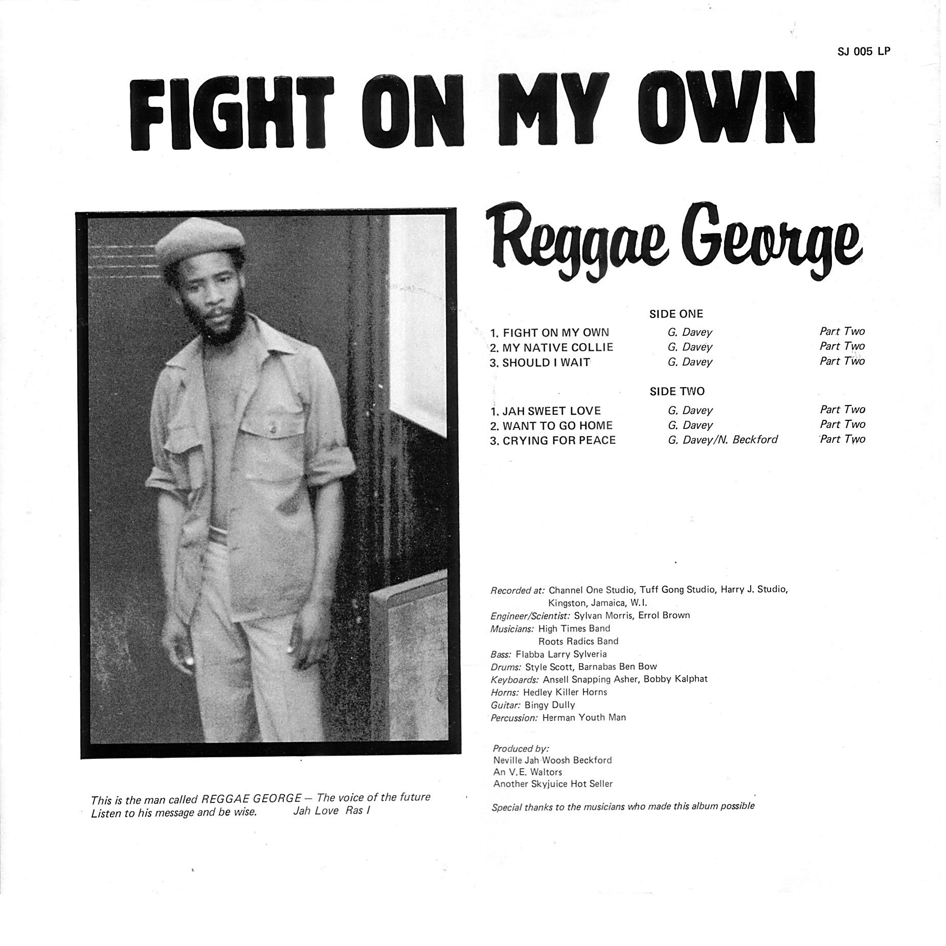 Compartilhando Reggae: Reggae George