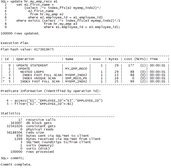 Oracle Blog - Tips/Tricks: Using INDEX_FFS To Recover Table Which has ...