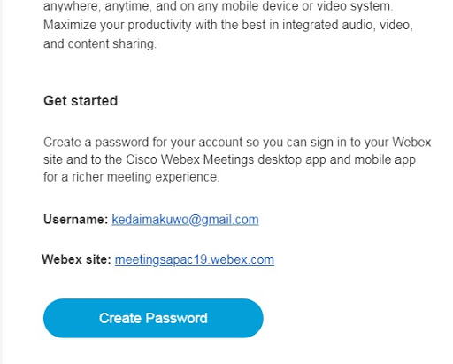 7. Setelah selesai membuat password dilanjutkan ke sign in