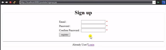 Registration and Login Form using JSP & Servlet Source Code
