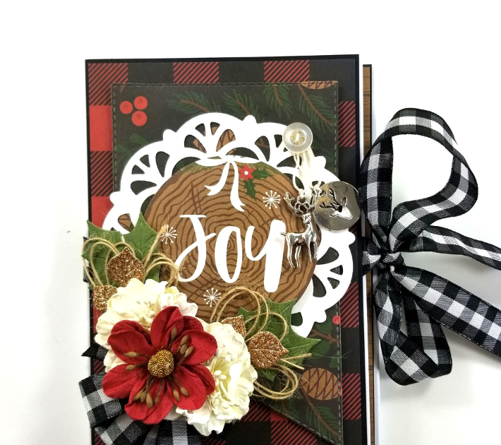 Really Reasonable Ribbon Blog: Joy Christmas Mini Album Flipbook