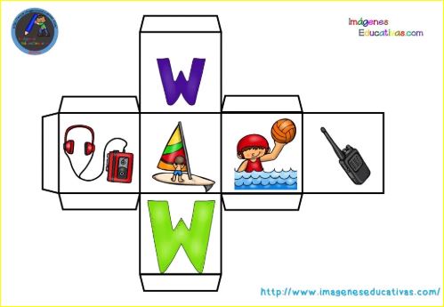 Jugando y aprendiendo juntos: Aprendo a leer y a escribir. La W