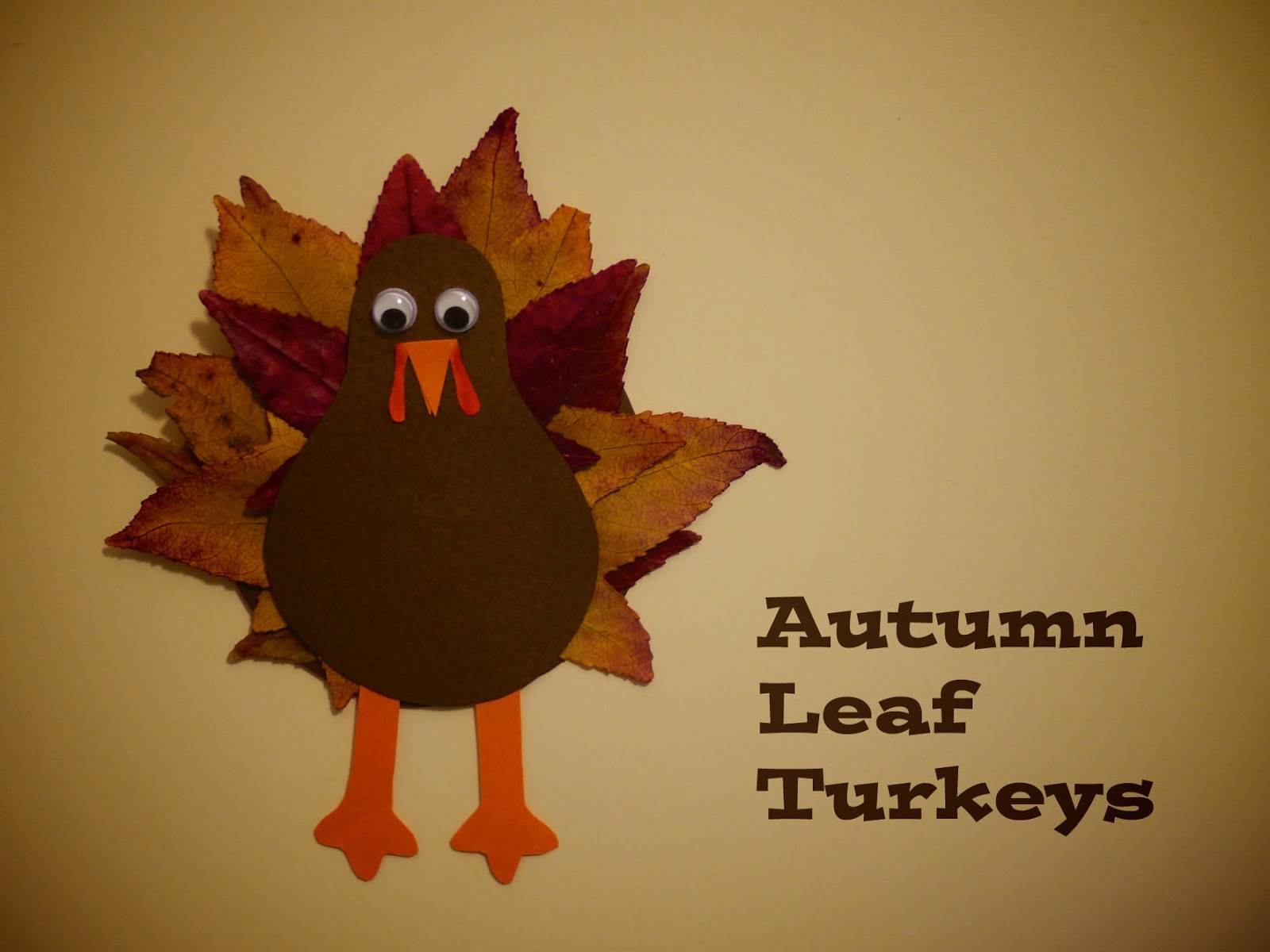 Little Hiccups: Autumn Leaf Turkeys
