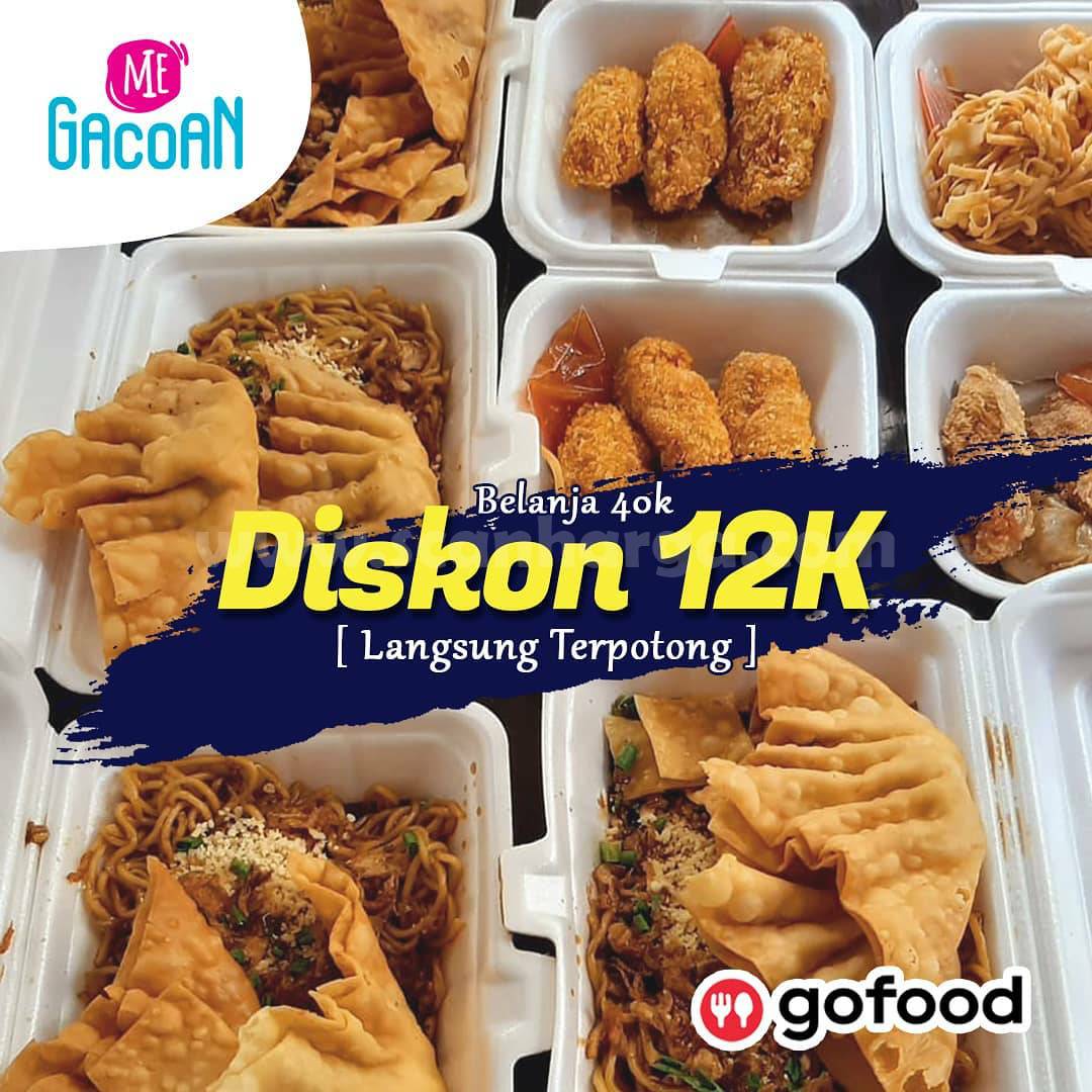 Promo Mie Gacoan Diskon Rp 12.000 khusus pemesanan via GOFOOD | scanharga