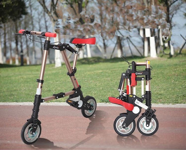 A-BIKE 10inch Folding Bike mini folding bicycle - Bicycle Store