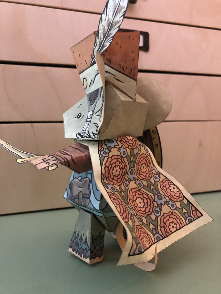 David Petersen's Blog: Owlhen Caregiver 'Bilbin' Papercraft