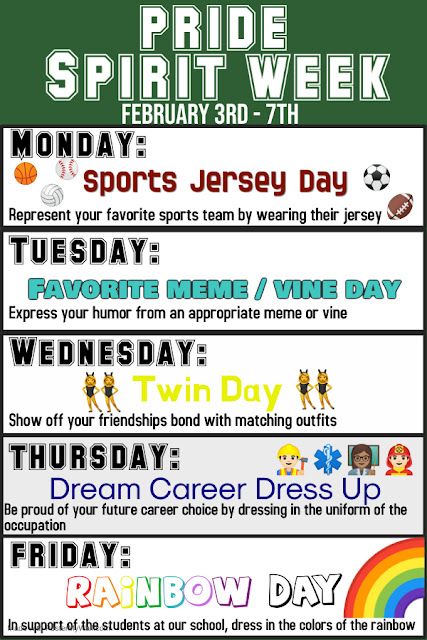 Molokai High School Notifications: Pride Spirit Week