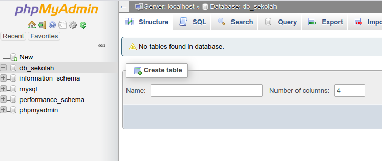 Database : Part 1 - Pengenalan MySQL & Penggunaan PHPMyAdmin