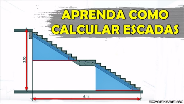 Aprenda como CALCULAR ESCADAS e definir o melhor formato!