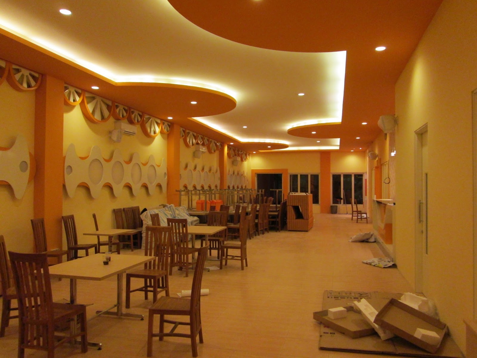 Resto Cafe Probolinggo | Plafond Gypsum
