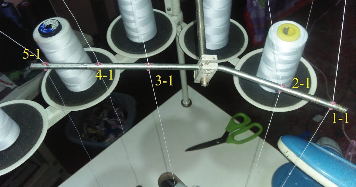 atampahura අටම්පහුර: how to Threading 757 Five threads Overlock Machine ...