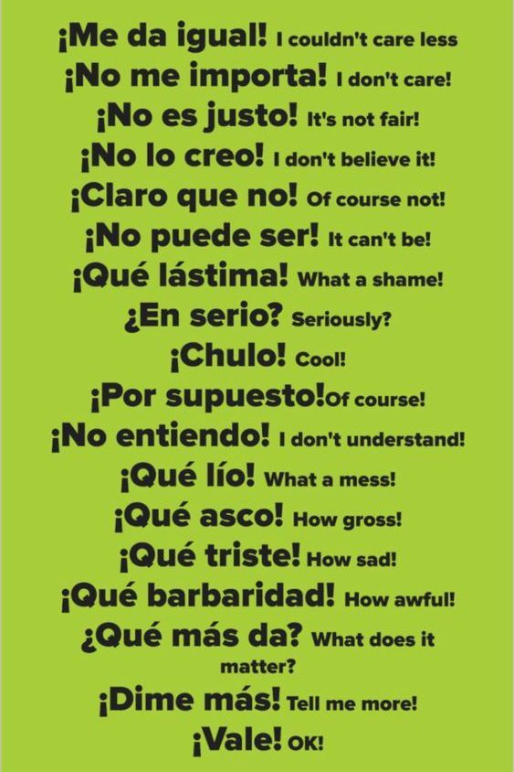 "En easy spanish": Expresiones cotidianas