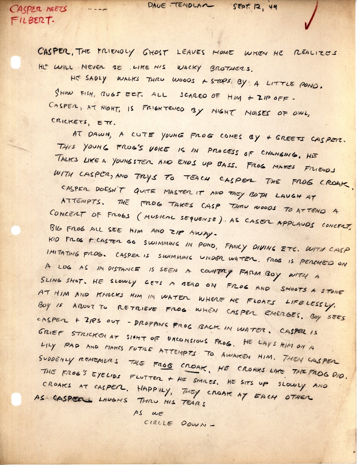 Seymour Kneitel 1908-1964: CASPER…behind the scenes