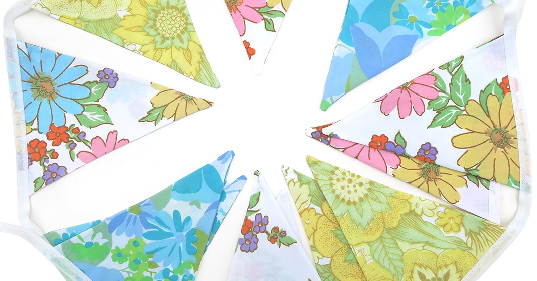 Merry-Go-Round Handmade: Spring / Summer 1970's style Vintage Flag ...