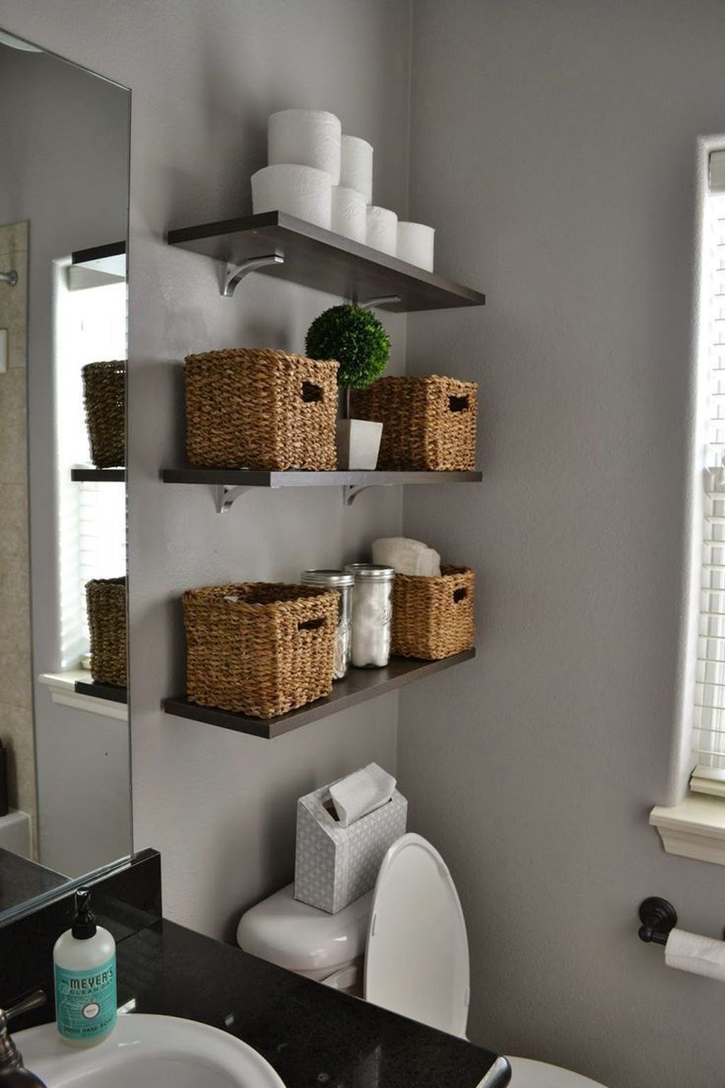 30+ Gorgeous Rustic Bathroom Storage Ideas ~ cameretta007