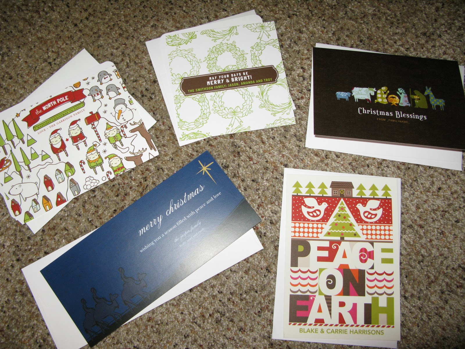 Our Frugal Happy Life: Tiny Prints card samples = creative ways to ...