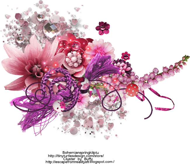 Escape From Reality Blog: FTU 'Bohemian Spring' Cluster & Cluster Frames