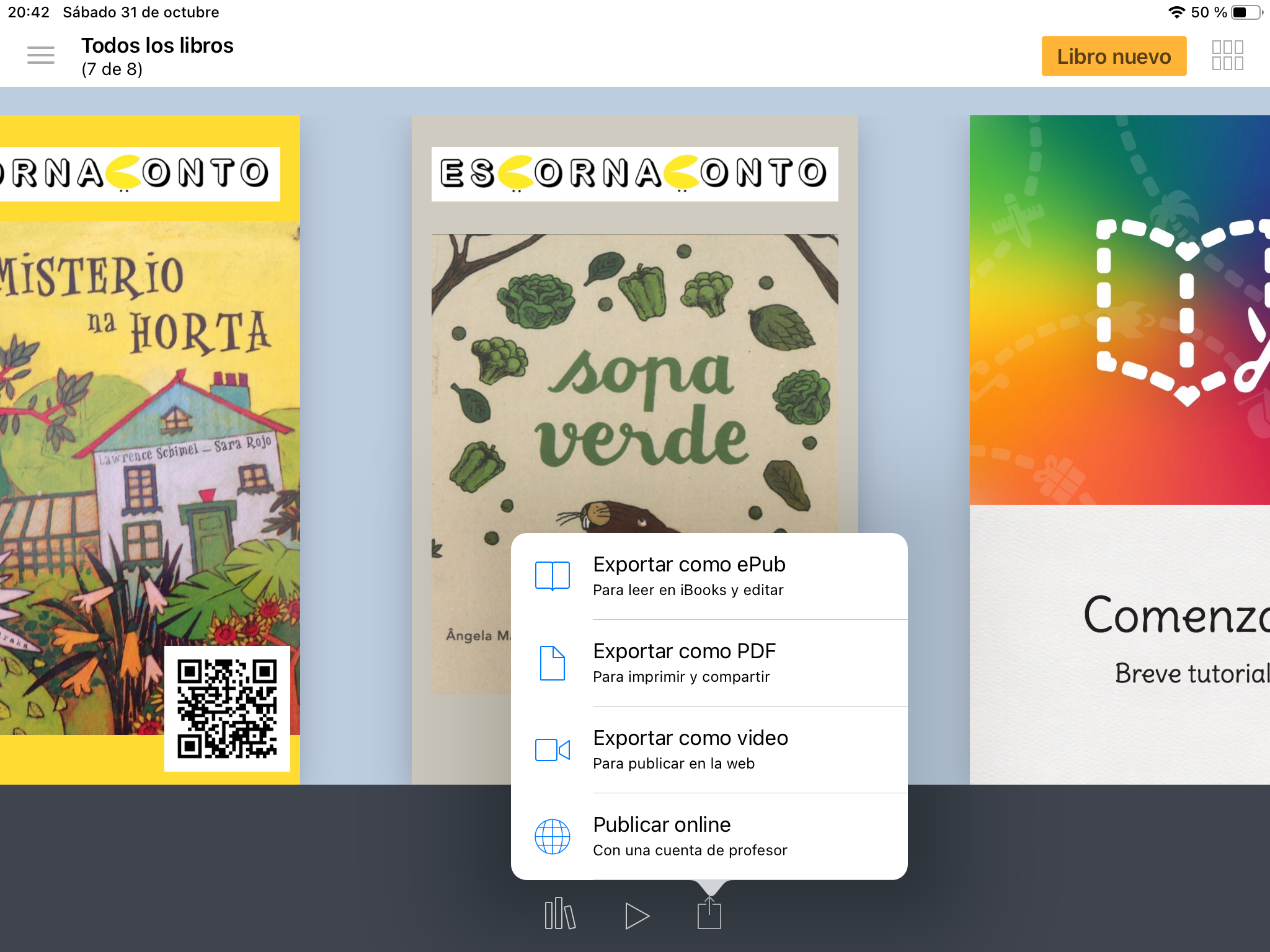 Book creator. Crea tu propios libros digitales.