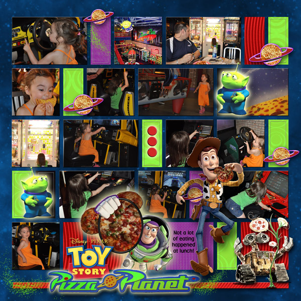 Sand and 2 Pearls: Pizza Planet