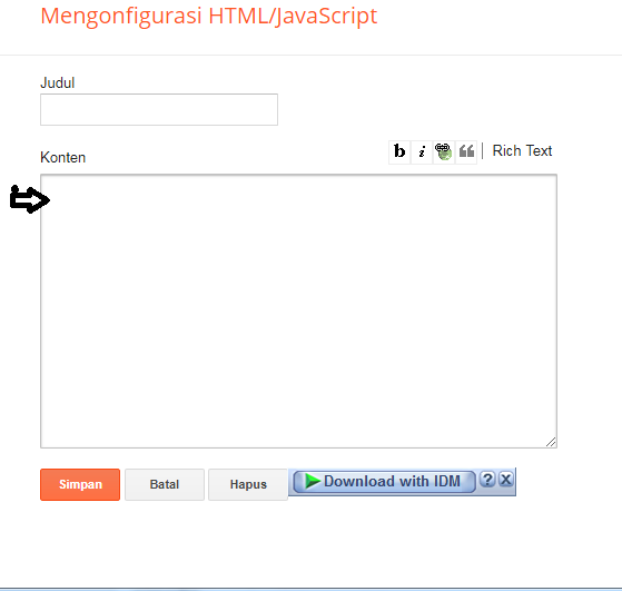 ILMU PENGETAHUAN: Cara Membuat Menu Bar Pada Blog Blogger Tanpa Ribet