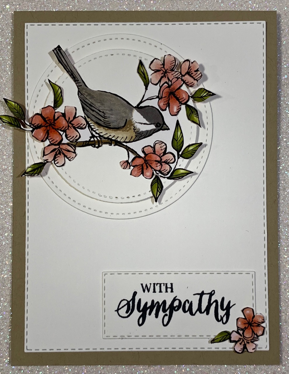 distINKtive STAMPING designs : Bird Ballad Sympathy Card