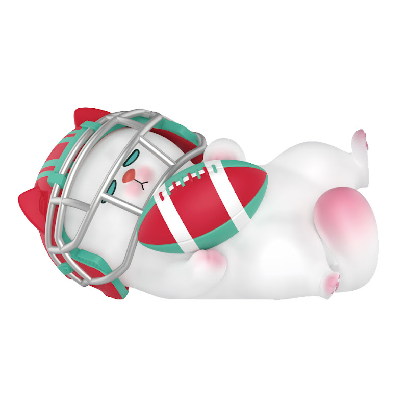 Pop Mart Football Helmet ViViCat Helmet Series Figure | The Toy Pool