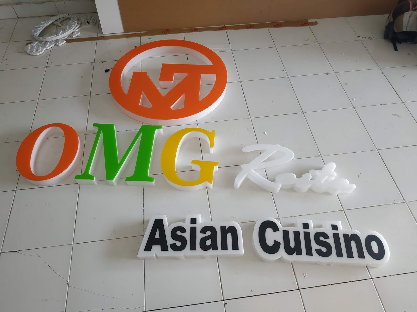 Huruf timbul di bali - BALIJAYAREKLAME