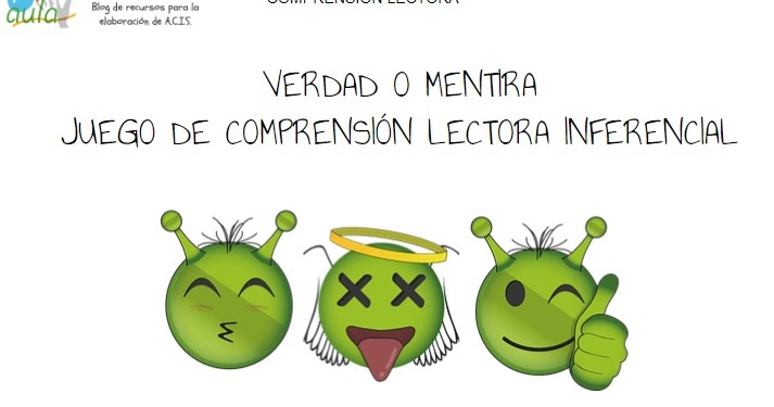 AULA DE APOYO DEL COLEGIO PÚBLICO SOFÍA TARTILÁN.: Verdad o mentira.