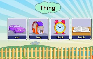 Lesson Planning of Naming Words Subjects English Grade 1st for Beginners