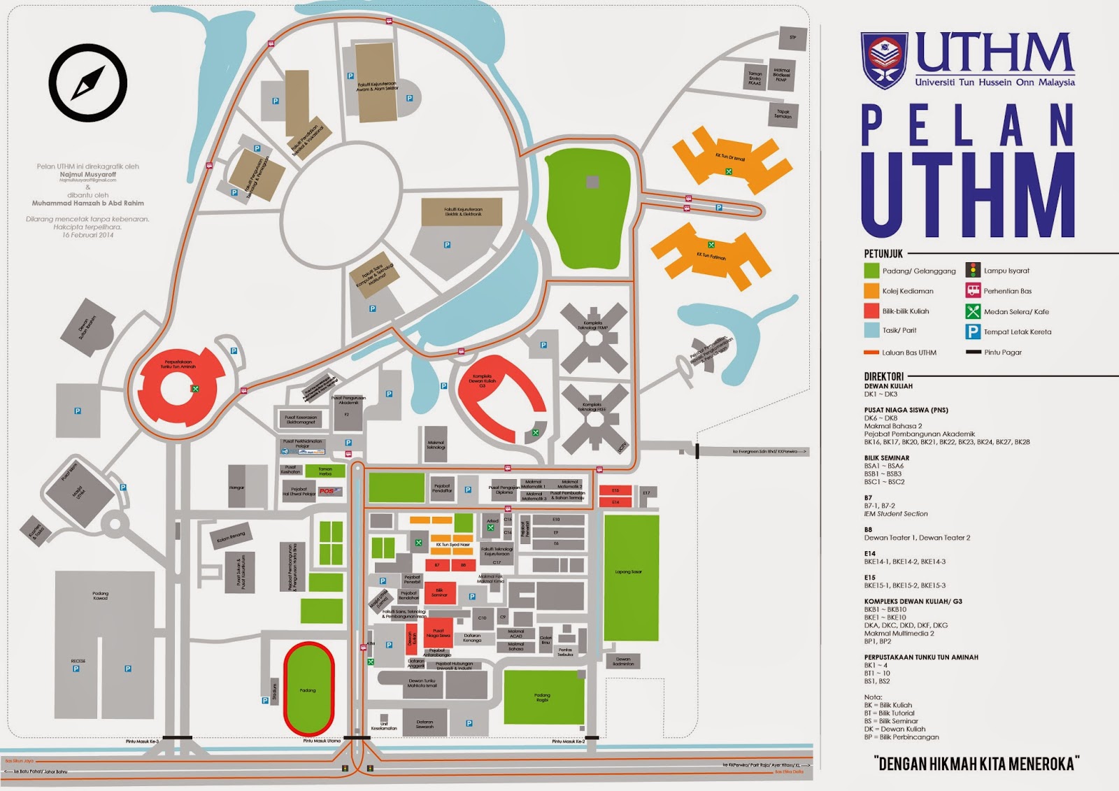 Panduan Bilik Kuliah UTHM Versi 2 ~ Kolej Kediaman Perwira UTHM