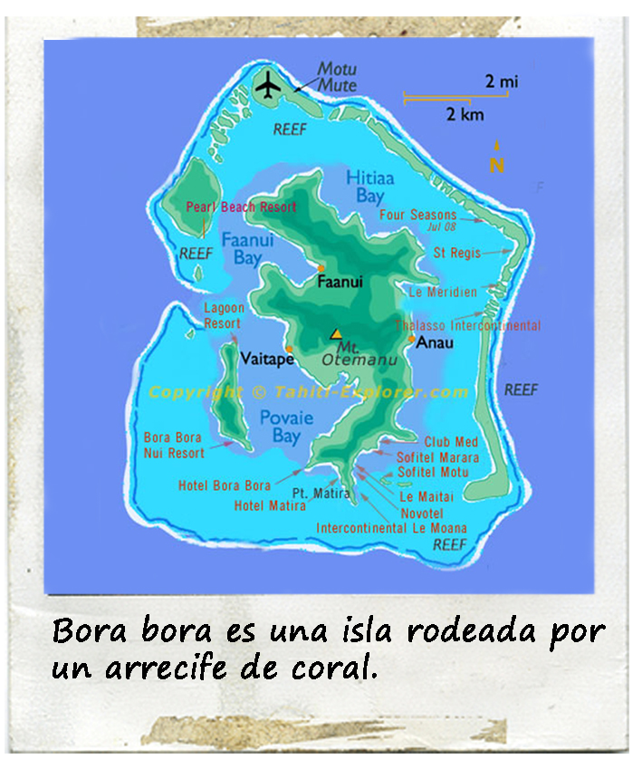 DE LUNARES Y NARANJAS: Nuestra luna de miel, segunda parte: Bora Bora!