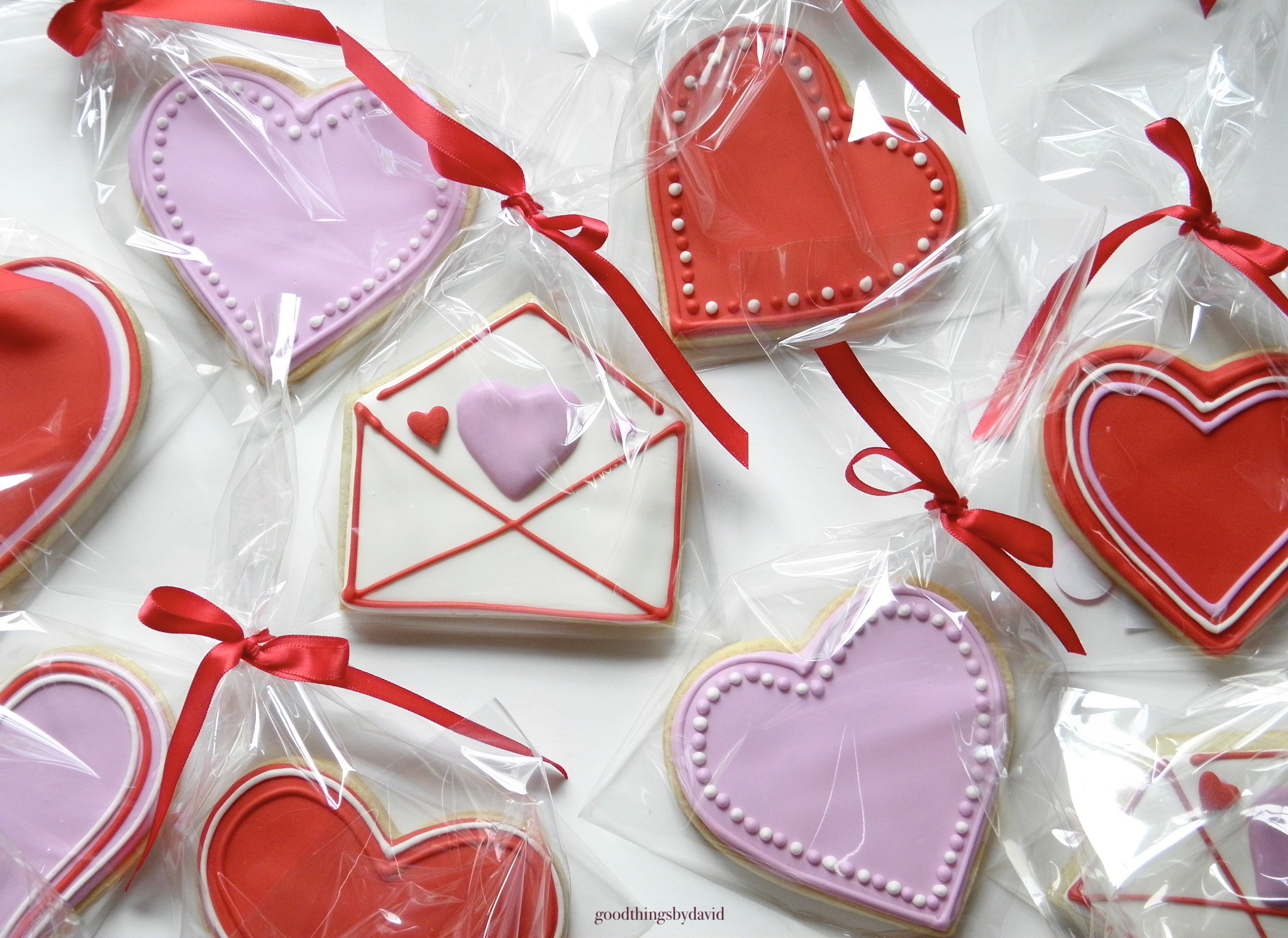 Valentine's Day Envelope Cookies