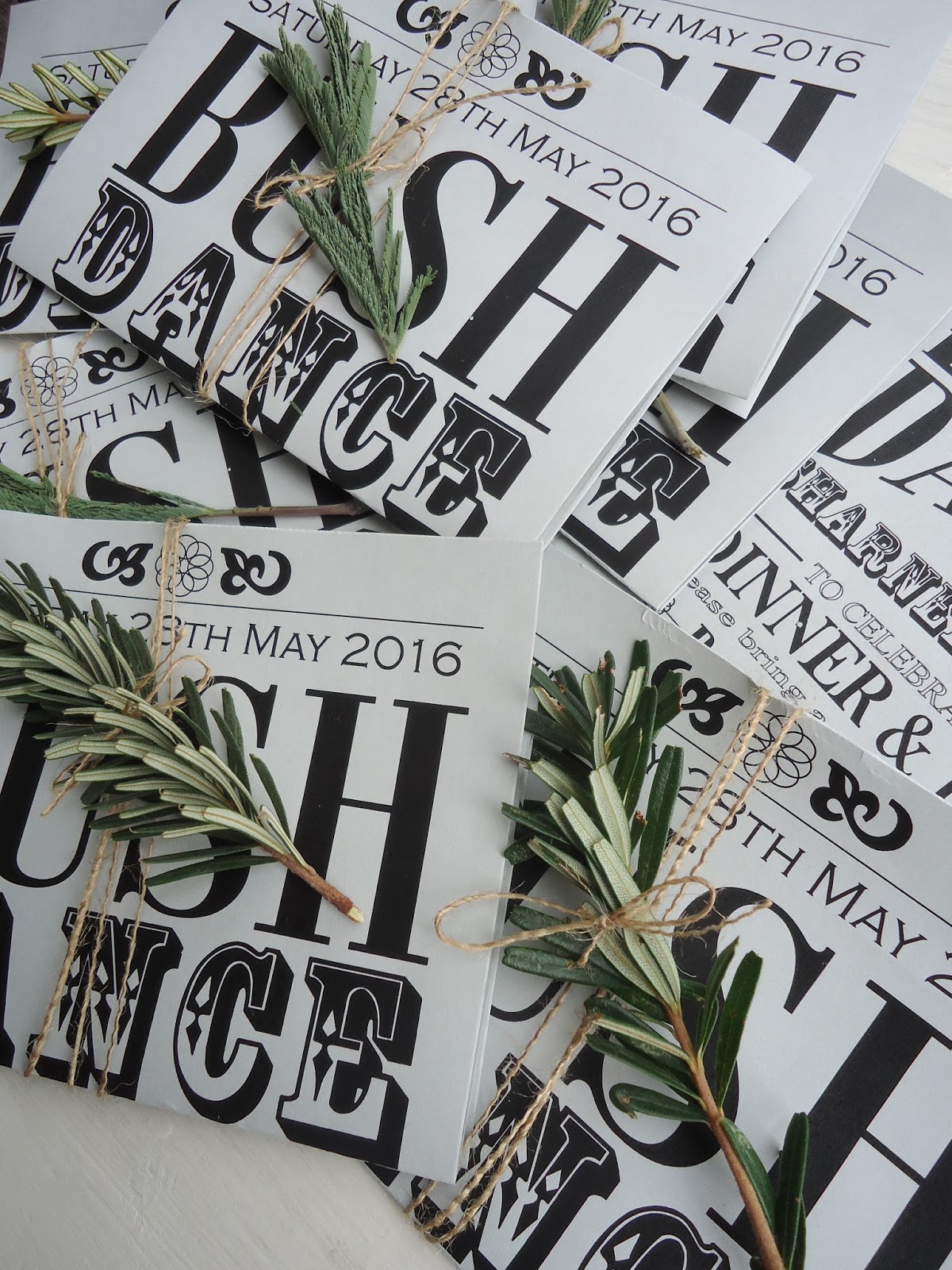 Alarnee Creations by Sharnee Torrents: Bush dance party invitations!