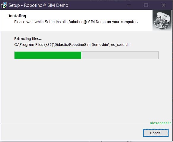 Instalación de Robotino SIM Demo
