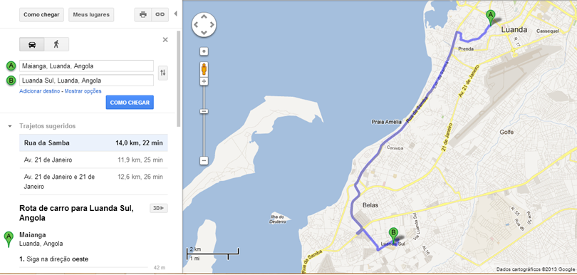 Viajando pelo Mundo: Vídeo - Luanda Sul
